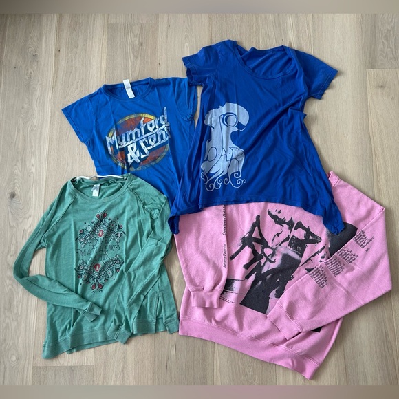 Tops | Ariana Grande Mumford Sons Oar Dmb 4 Concert Merch Shirts | Poshmark